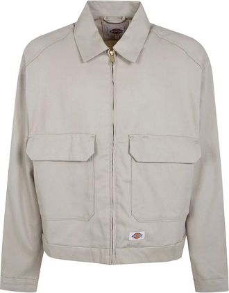 Dickies Homme, Vestes, Beige, Taille: M Hemp Twill Trucker Jacket
