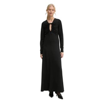 By Malene Birger Deija Maxikleid - - Dresses - Damen - Schwarzk - XS