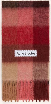 Acne Studios Schal Mit Alpaka pink