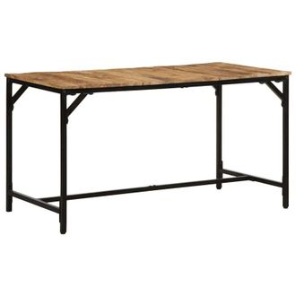 vidaXL Esstisch 140x70x75 cm Raues Massivholz Mango Vidaxl