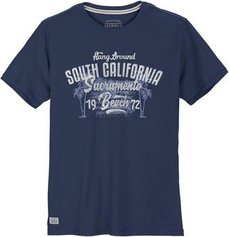 Redfield Rundhalsshirt Redfield XXL T-Shirt South California denimblau