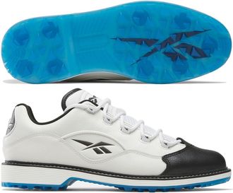 Reebok Unisex QUESTION Golf Sneaker, White/Black, 40.5 EU