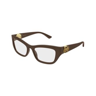 Gucci Interlocking-G Cat-eye Rahmen - - Accessories - Damen - Braun - 52 MM