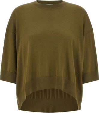 Nude Nude, Femme, Pulls, Vert, Taille: 36 FR Pull Court en Laine