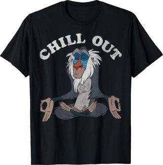 Disney Lion King Chill Out Rafiki Meditating T-Shirt