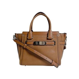 Coach Sac &agrave; main Pre-owned - Femme - Pre-owned - Brun - Taille: ONE Size