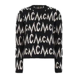 MCM Kaschmir-Mischpullover - - Knitwear - Herren - Schwarzk - S