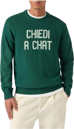 MC2 Saint Barth Heron Rundhals-Pullover - - Knitwear - Herren - Gr&uuml;n - ONE SIZE