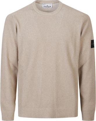 Stone Island Homme, Pulls, Beige, Taille: L Stone Island Sweaters