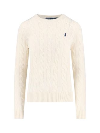 Polo Ralph Lauren Cable Knit Logo Sweater