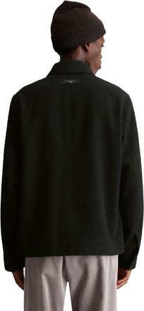 Marc O'Polo Denim Wolljacke regular aus weichem Boucl&eacute; mit Recycling-Anteil