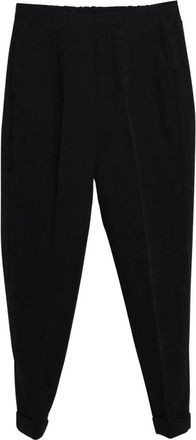 H2O Femme, Pantalons, Noir, Taille: 38 FR Velours Rayé Pantalon Confort avec Élastique