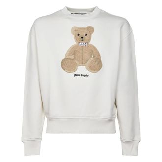 Palm Angels Herren, Sweatshirts & Hoodies, Wei&szlig;, 2XLGr&ouml;&szlig;e