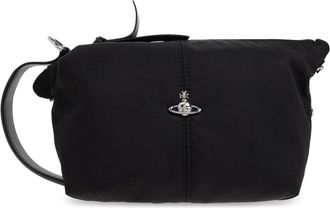 Vivienne Westwood Femme, Sacs, Noir, Taille: ONE Size Trousse de Toilette Avec Logo