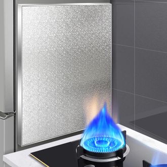 Generic Isolierplatten W&auml;rmed&auml;mmung K&uuml;che, Hitzeschutzplatte aus Aluminium, Feuerfeste D&auml;mmplatten W&auml;rmed&auml;mmung f&uuml;r K&uuml;hlschrank Gasgrill Kamin-Ofen Herd und M