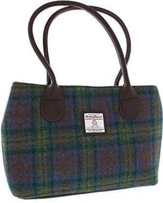 Glen Appin Handbag - Harris Tweed Handbags - Skye Tartan Check Harris Tweed Cassley Bag