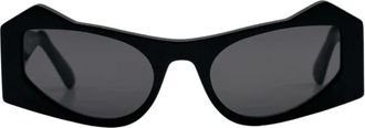GCDS Gcds, unisex, Accessoires, Noir, Taille: ONE Size Geometric Frame Lunettes de soleil