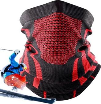 Generic Cache-cou pour femme - Cache-cou pour temps froid - Bandana thermique respirant pour protection contre le froid pour le cyclisme, le ski, le snowboard