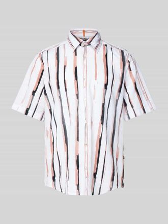 Boss Orange by Hugo Boss Regular Fit Freizeithemd mit Streifenmuster