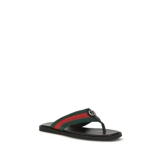 Gucci Maverik Flip-Flop Sandal - Black