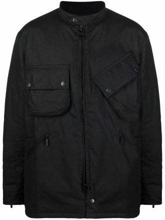 Barbour veste zippée à design multi-poches - Noir