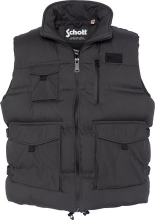 Schott NYC Herren Ishakv Jacke, anthrazit, XXL
