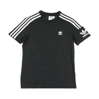 adidas Schwarzes Lock Up Tee Damen T-Shirt - - Tops - Damen - Schwarzk - M
