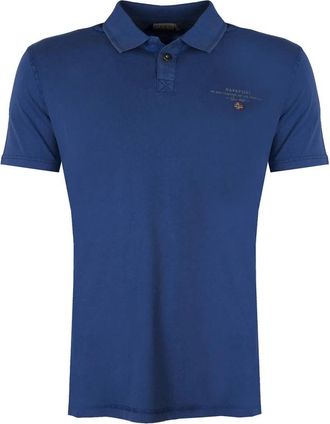Napapijri Archive Kurzarm-Poloshirt - - Tops - Herren - Blau - XL