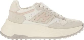 Hogan Low-Top Sneaker - Hi-Fi Trainers With Side H - Gr. 37,5 (EU) - in Beige - f&uuml;r Damen