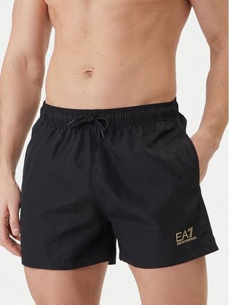 Emporio Armani Badeshorts 7M001677 AF13019 MC004 Schwarz Regular Fit