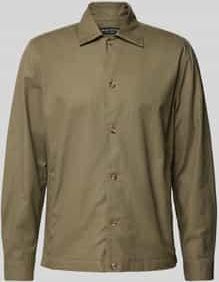 Marc O'Polo Loose Fit Overshirt aus Baumwoll-Leinen-Mix