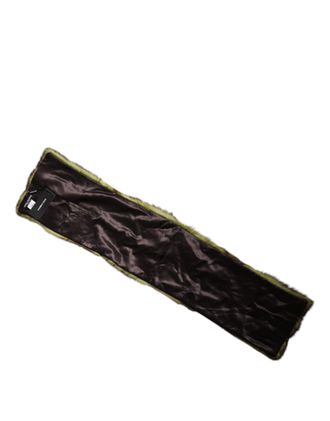 Dolce & Gabbana Womens Multicolor Fur Shawl Neck Wrap Cover Collar Scarf Rat Mousquet