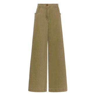 Max Mara Damen, Hosen, Gr&uuml;n, SGr&ouml;&szlig;e