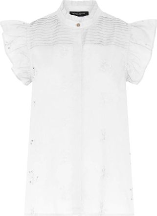 Bruuns Bazaar Femme, Blouses et Chemises, Blanc, Taille: 42 FR Chemises