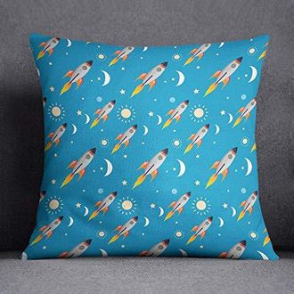 Questo Casa Dekorativ Kissenhülle, Kissenbezug, Zierkissenbezug, Wohnkultur, Für Sofa, Kaffeestube, Größe: 45X45 cm - Entworfen und hergestellt in der Türkiye