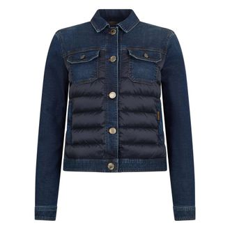 Moorer Femme, Vestes, Bleu, Taille: 36 FR Petunia Jacket
