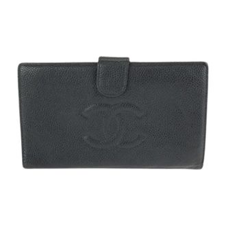 Chanel Pre-owned Vintage Long wallet (bi-fold) - - Pre-owned - Damen - Schwarzk - ONE SIZE