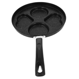 Cabilock Antihafteisen Bratpfanne Herzform Pfanne Mit Stabilem Griff F&uuml;r Eier Waffeln Herd Geeignet