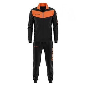 Givova Mixte Combinaison Visa, noir/blanc, L