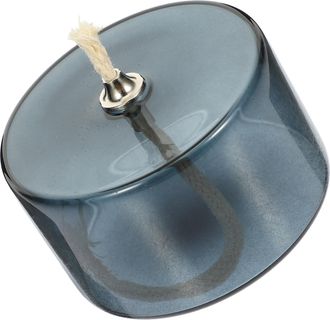 DOITOOL Nachf&uuml;llbare Glas &Ouml;llampe Mit Metalldocht Dekorative Petroleumlampe F&uuml;r Einweihungsfeier Und Fest Stilvolle Tischlampe F&uuml;r Innenbereich Und Wohnaccess