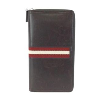 Bally Pre-owned Trainspotting Leder Langb&ouml;rse - - Pre-owned - Herren - Braun - ONE SIZE