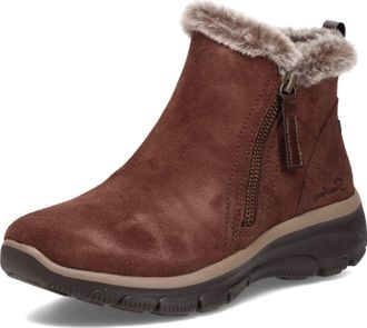 Skechers Easy Going-Damen-Stiefel mit hohem Rei&szlig;verschluss, Schokolade, 40 EU