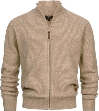 Indicode Cardigan Herren INPeace Cardigan Herrenstrickjacke