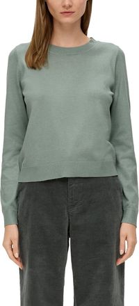 s.Oliver Damen 2134460 Pullover Langarm, 7210 gr&uuml;n, 44