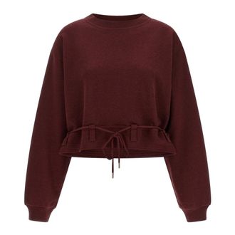 Dries Van Noten Femme, Sweatshirts et sweats &agrave; capuche, Rouge, Taille: 40 FR SweaT-shirt Haserfiela