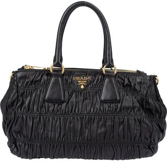 Prada Crossbody Bags - Prada Quilted Leather City Handbag - Gr. unisize - in Schwarz - f&uuml;r Damen
