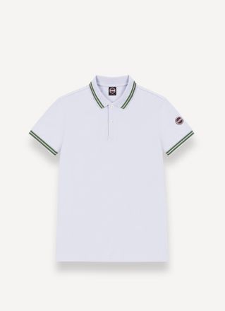 Colmar Poloshirt COLMAR, Herren, Gr. XXL, wei&szlig;, Piqu&eacute;, Obermaterial: 96% Baumwolle, 4% Elasthan, unifarben, regular fit normal, Rundhals, B&uuml;ndchen, Shirts, S