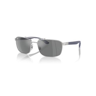Ray-Ban Rb3737 Sonnenbrillen Blau Fassung Grau Glas 60-18