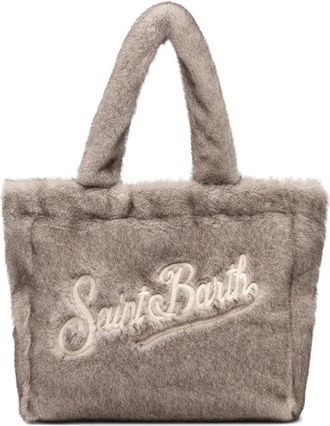 MC2 Saint Barth faux-fur tote bag - Grau