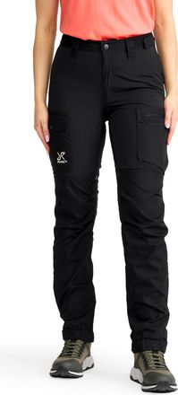 RevolutionRace Rambler Lightweight Pro Pants für Damen, Leichte Outdoor-Hose und Wanderhose für Damen, Black, XXL